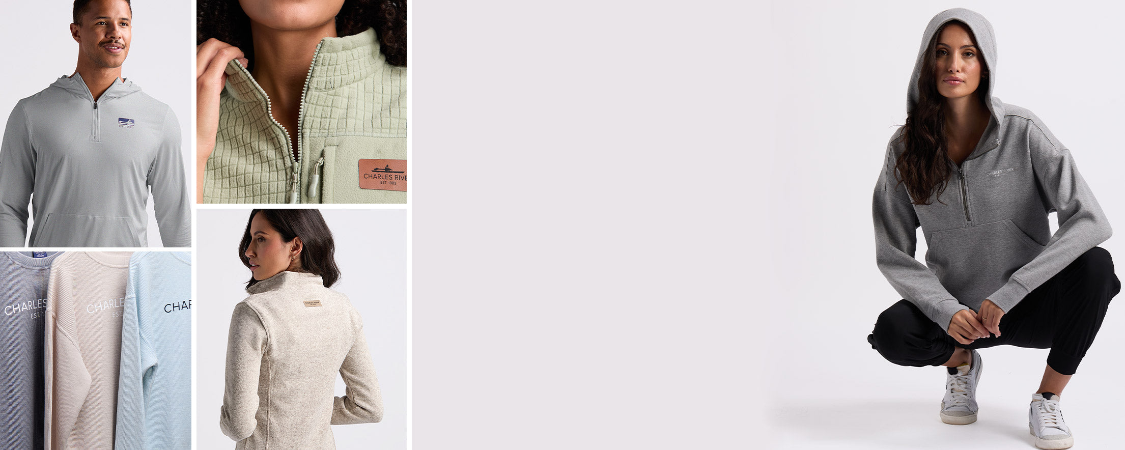 The Charles River Pullover Layering Collection